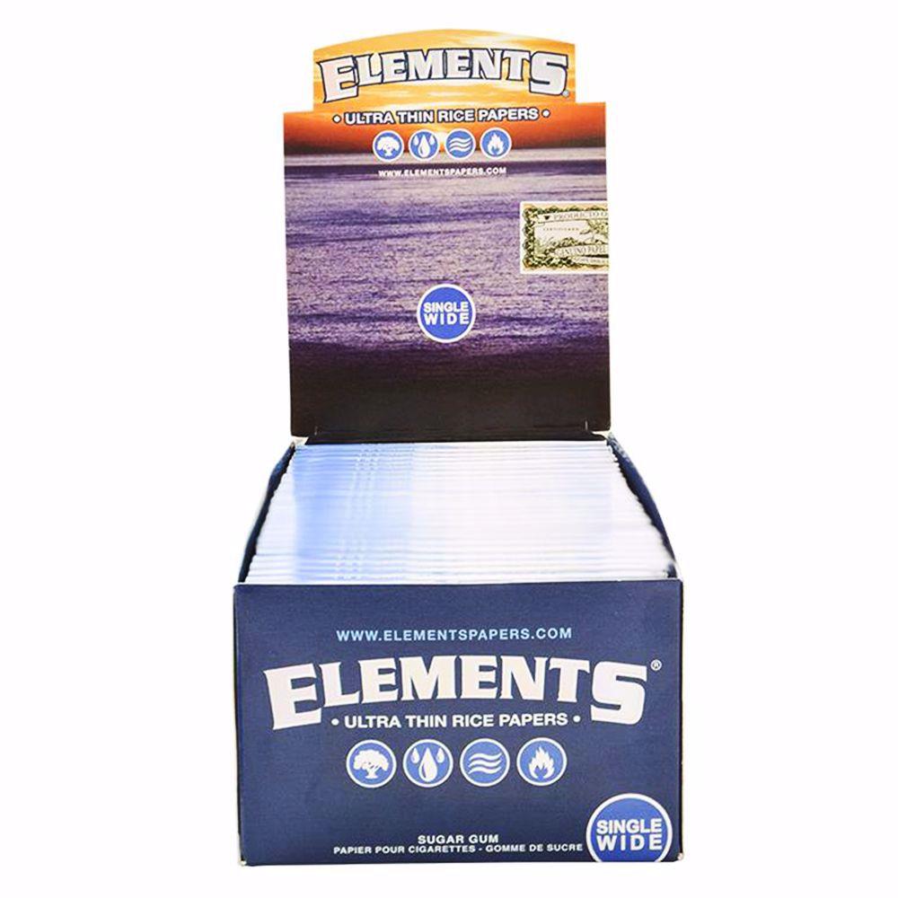 Element's Single Wide - Single Window Rolling Papers | Rolling Ace