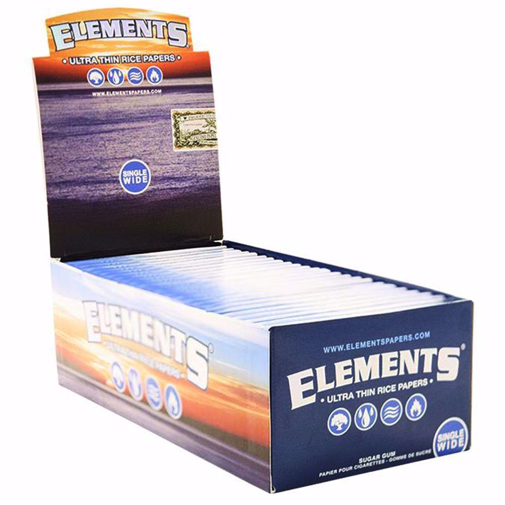 Element's Single Wide - Single Window Rolling Papers | Rolling Ace