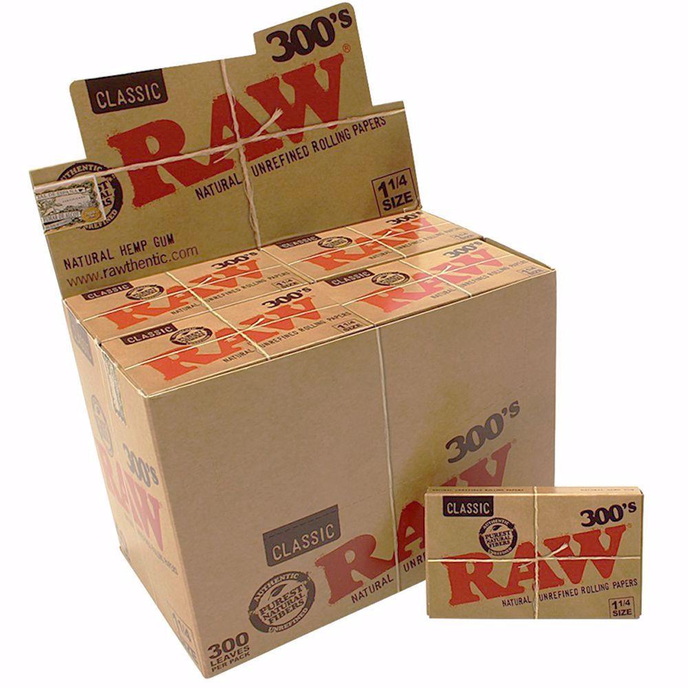 Raw Classic 1 1/4 Size Rolling Papers • 300's | Rolling Ace