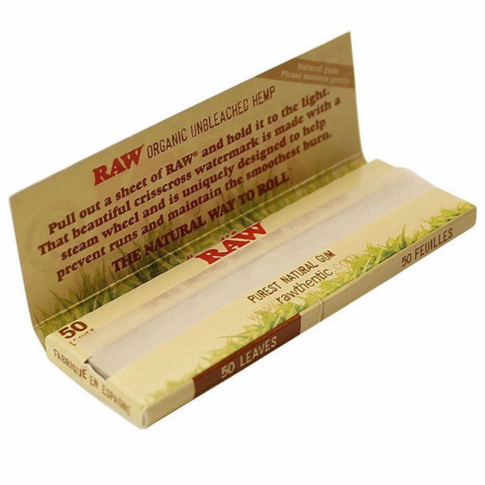 Raw Organic Hemp 1 1/4 Size Rolling Papers | Rolling Ace