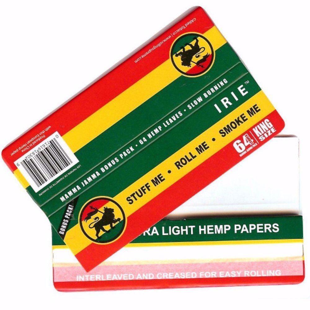 IRIE KING SIZE RASTA ROLLING PAPERS | Rolling Ace