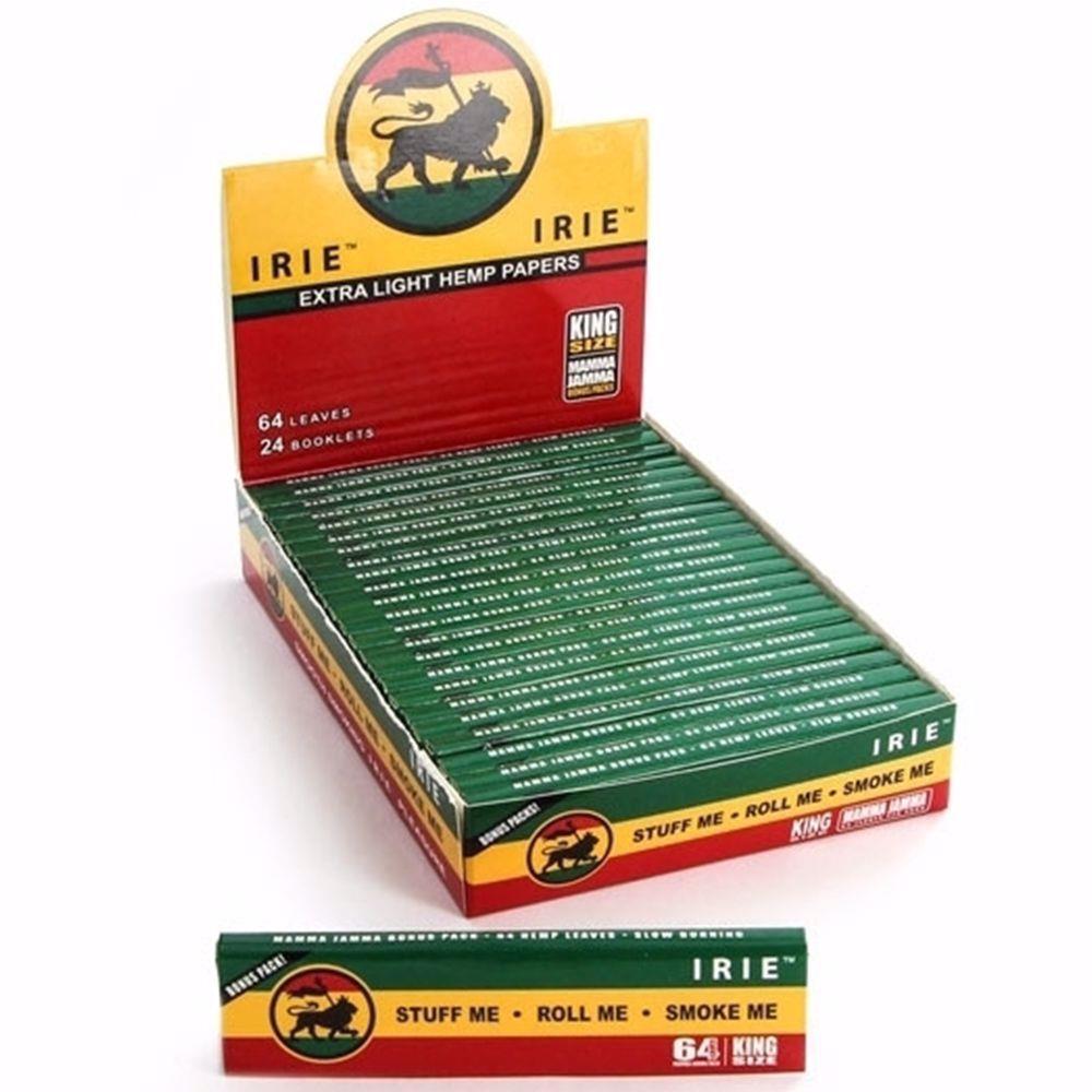 IRIE KING SIZE RASTA ROLLING PAPERS | Rolling Ace