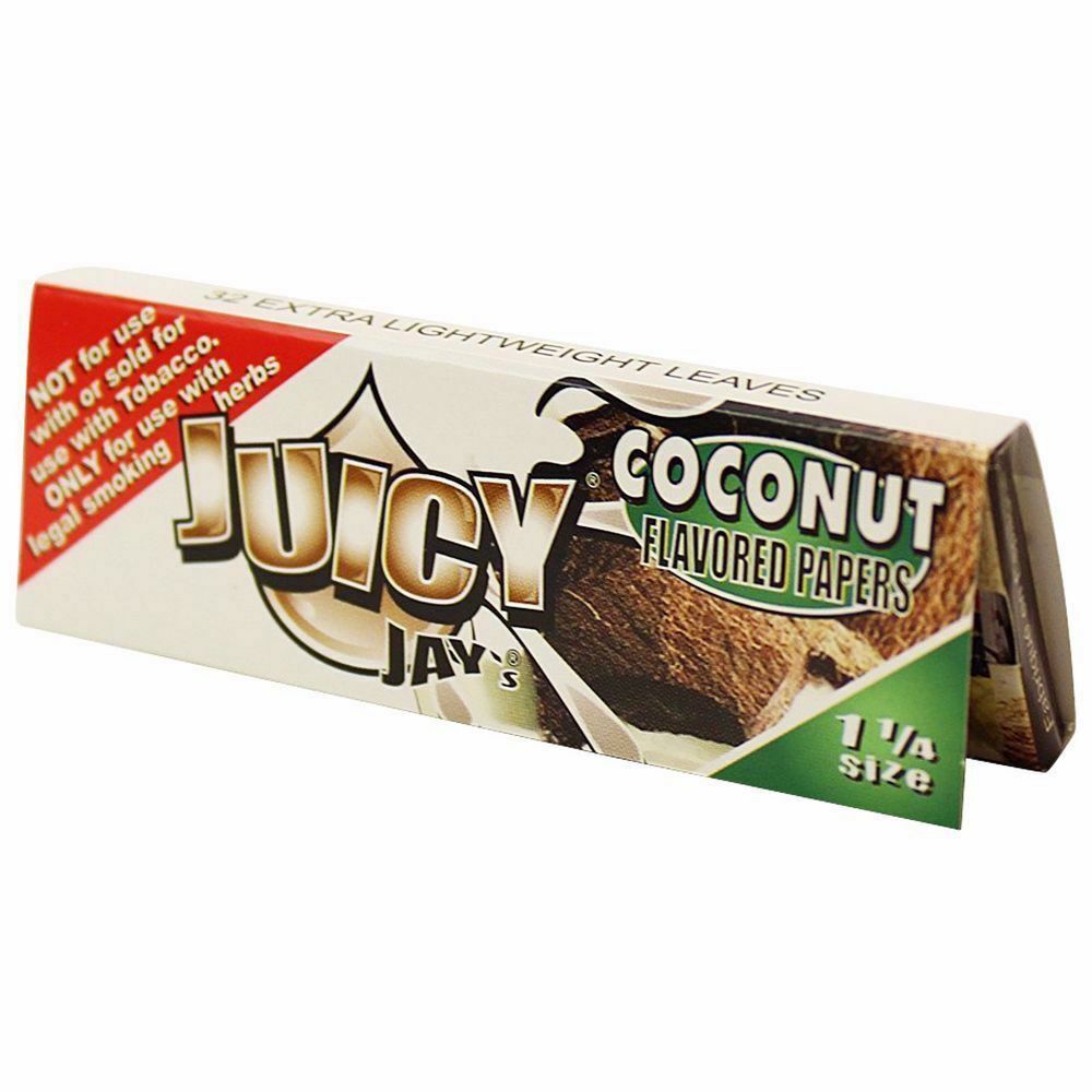 Juicy Jay's 1 1/4 Size Coconut Flavored Rolling Papers | Rolling Ace