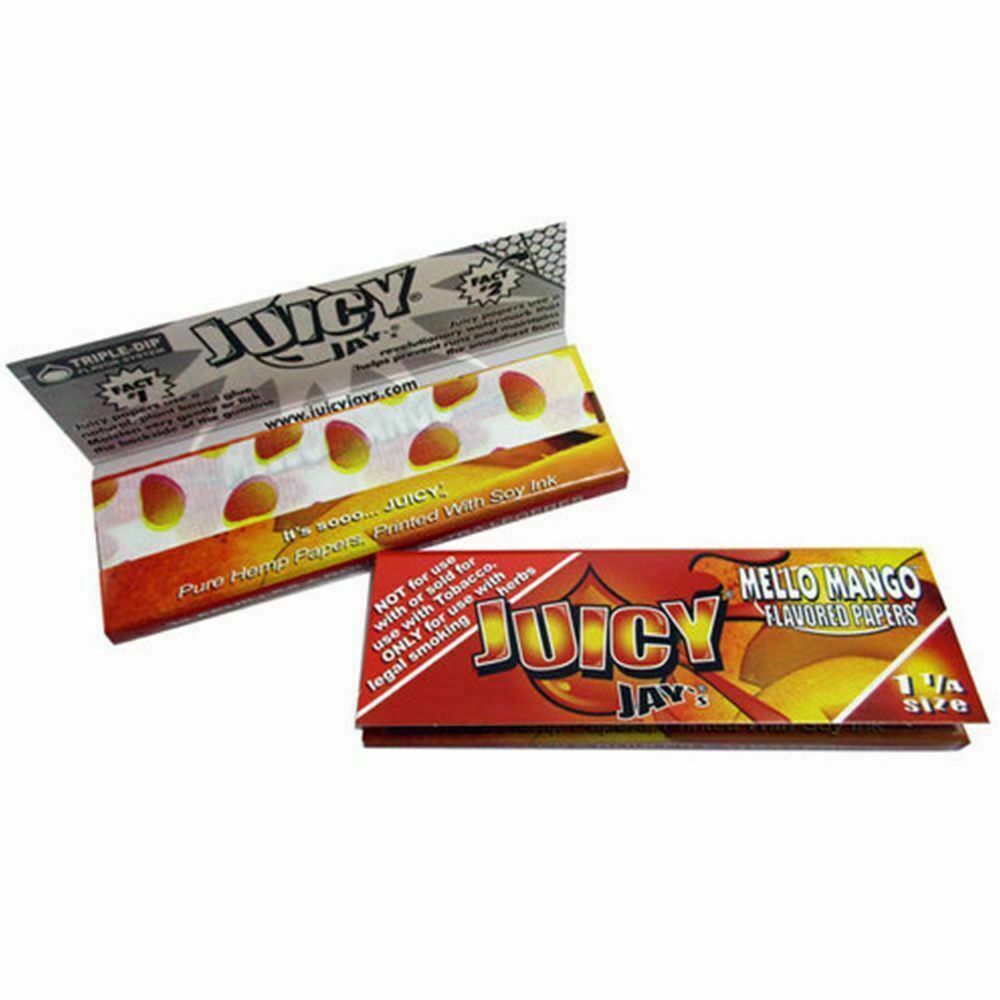 Juicy Jay's 1 1/4 Size Melo Mango Flavored Rolling Papers | Rolling Ace