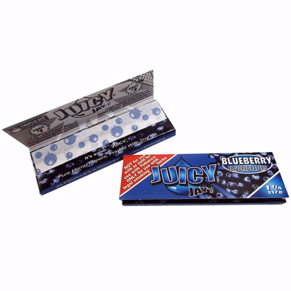 Juicy Jay's 1 1/4 Size Blueberry Flavored Rolling Papers | Rolling Ace