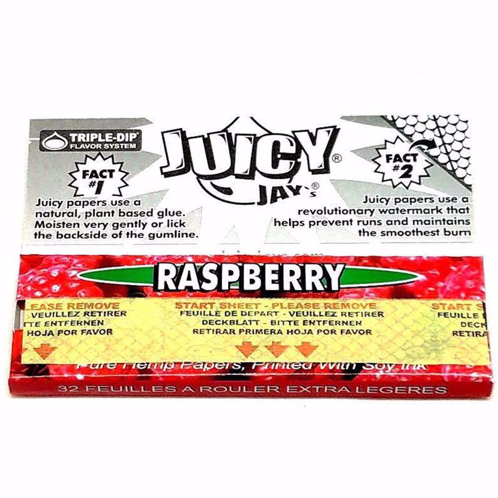Juicy Jay's 1 1/4 Size Raspberry Flavored Rolling Papers | Rolling Ace