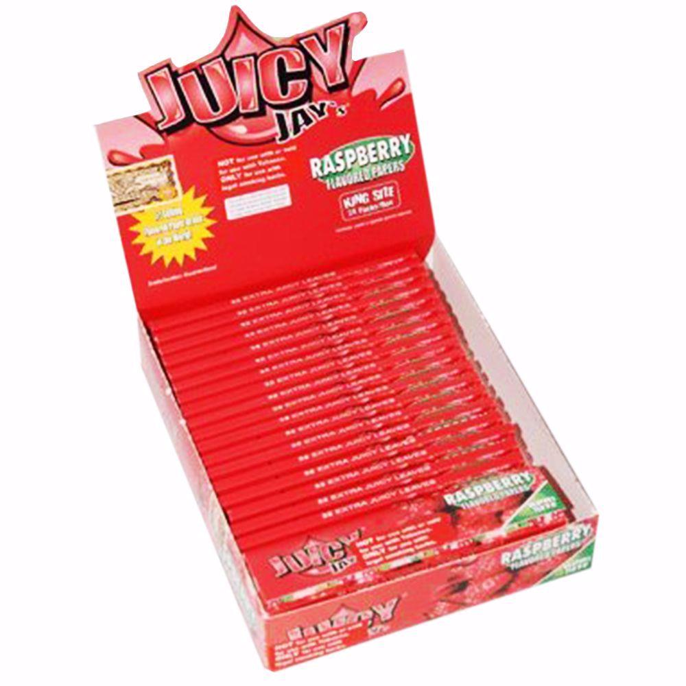 JUICY JAY'S KING SIZE RASPBERRY FLAVORED ROLLING PAPERS | Rolling Ace