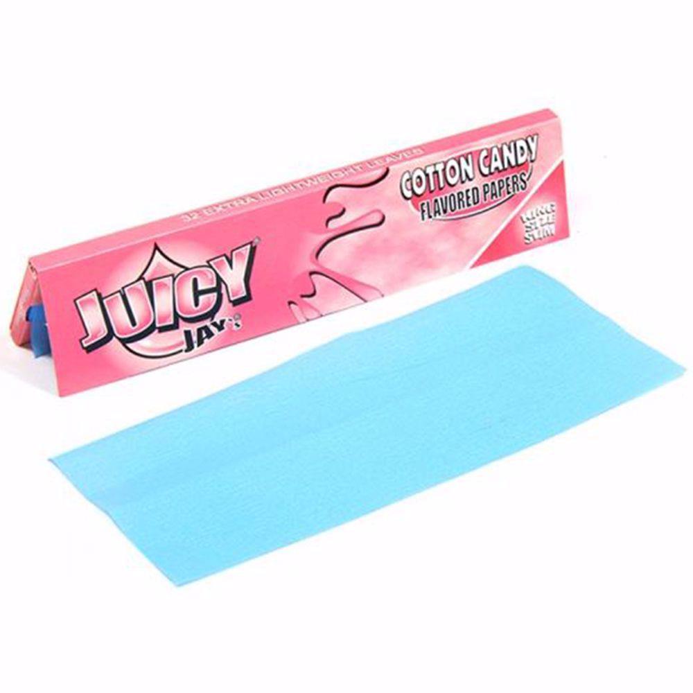 JUICY JAY'S KING SIZE COTTON CANDY FLAVORED ROLLING PAPERS | Rolling Ace