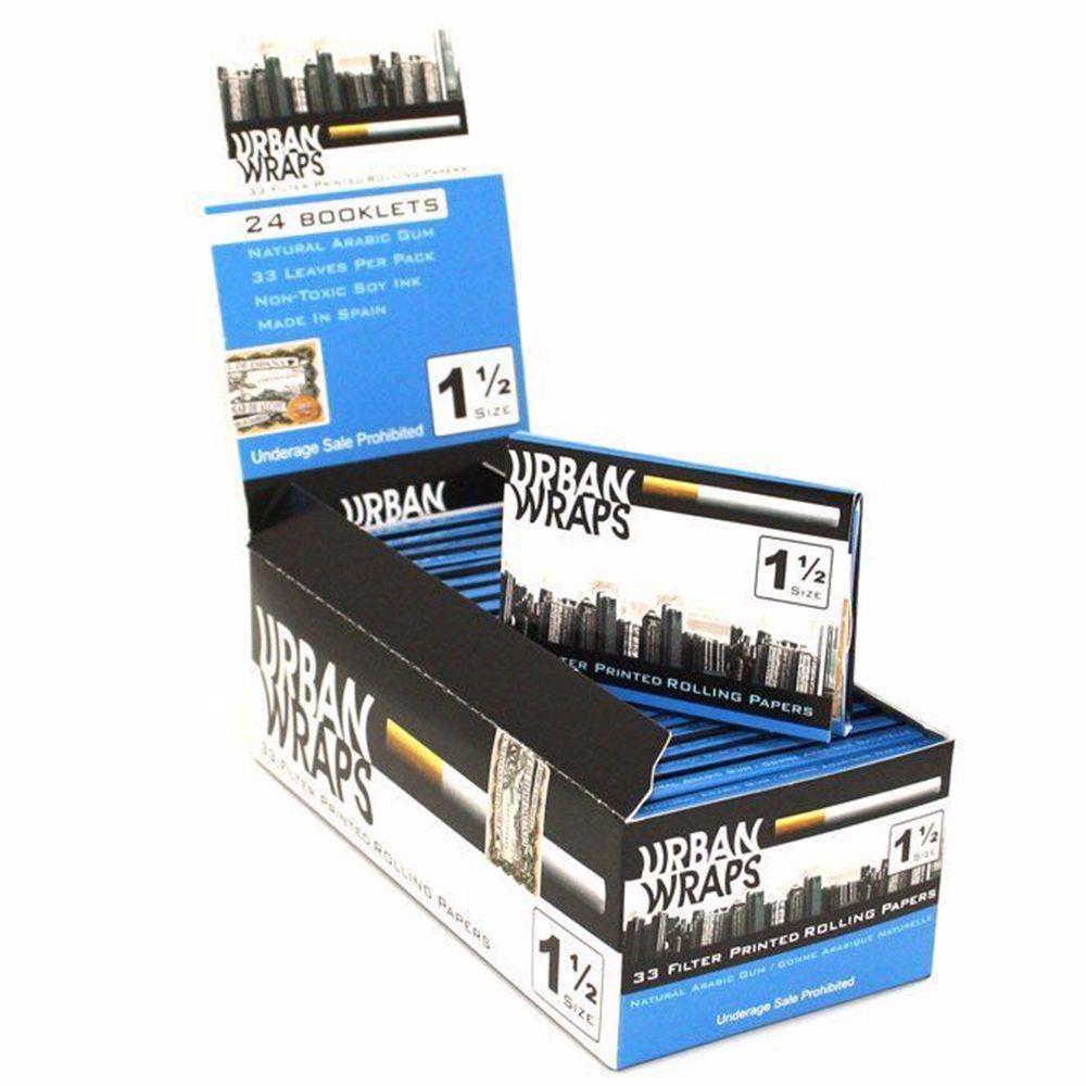 URBAN WRAPS 1 1/2 SIZE PRINTED ROLLING PAPERS | Rolling Ace