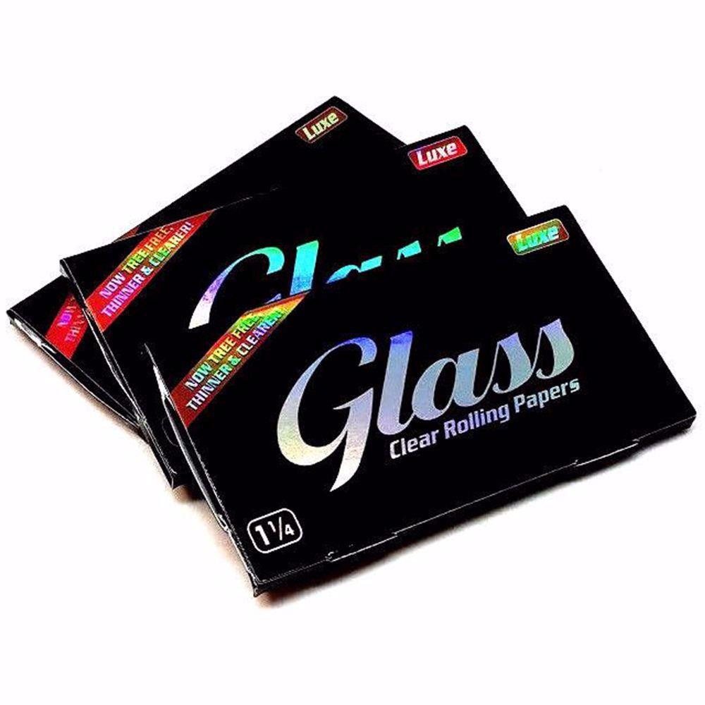GLASS 1 1/4 SIZE CELLULOSE ROLLING PAPERS | Rolling Ace