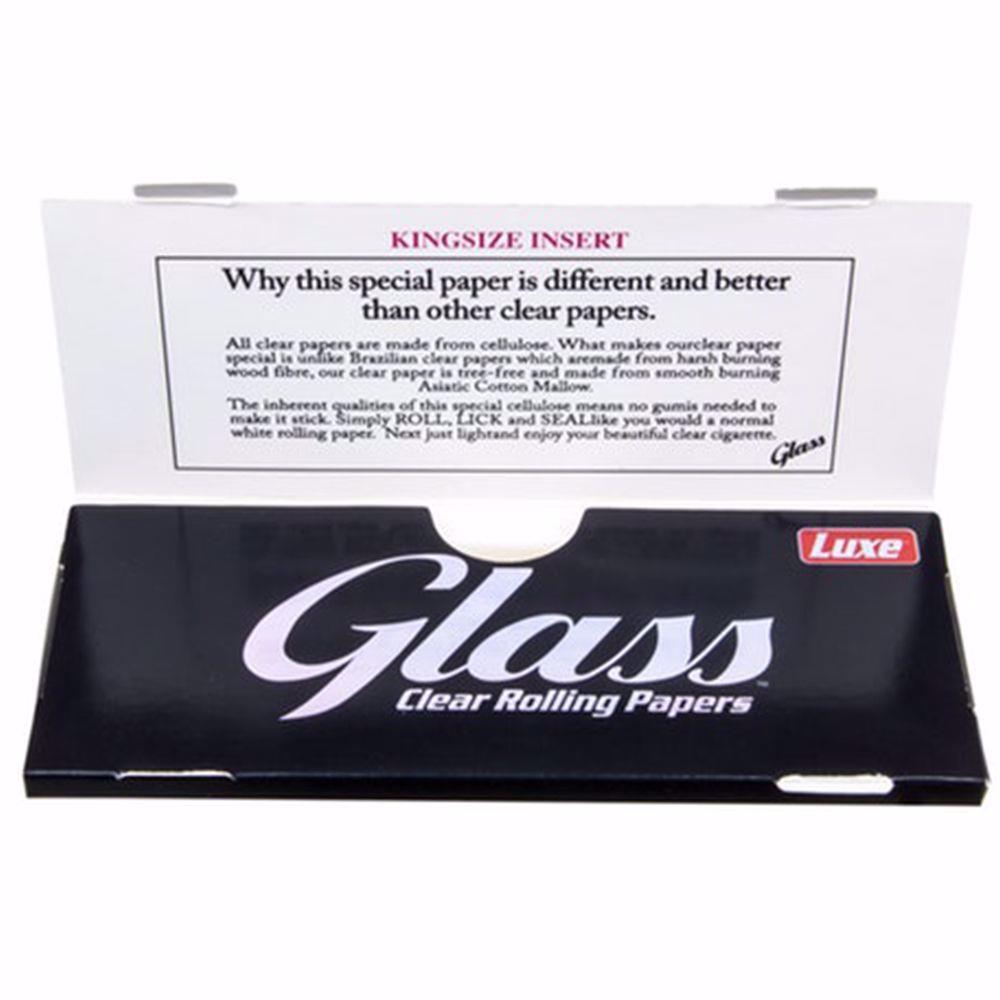 GLASS KING SIZE CELLULOSE ROLLING PAPERS | Rolling Ace