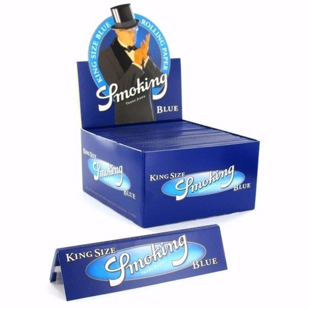 SMOKING BLUE KING SIZE ROLLING PAPERS | Rolling Ace