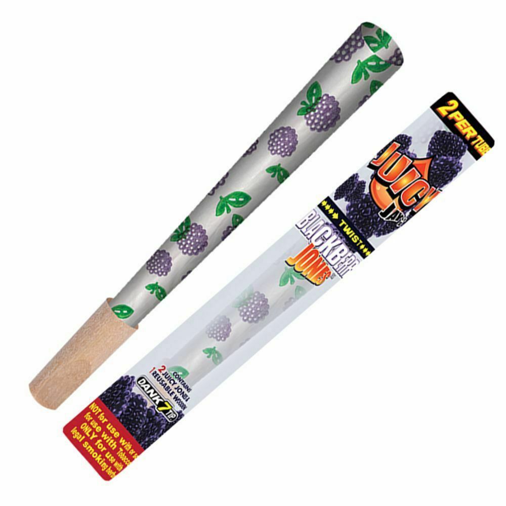 JUICY JAY'S BLACKBERRY JONES FLAVORED PRE ROLLED CONES | Rolling Ace