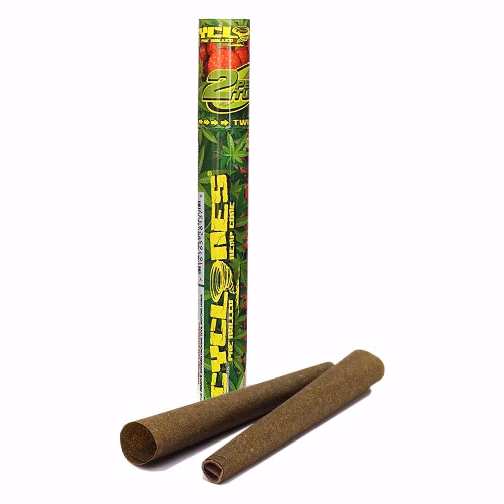 CYCLONES STRAWBERRY HEMP WRAPS 2X | Rolling Ace