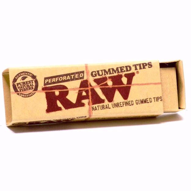 RAW ROLLING TIPS GUMMED PERFORATED | Rolling Ace RAW ROLLING TIPS GUMMED PERFORATED | Rolling Ace