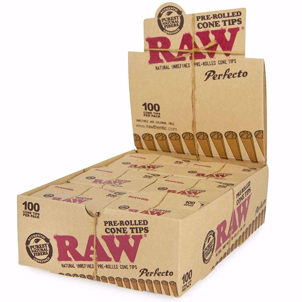 RAW ROLLING TIPS PRE-ROLLED CONE TIPS PERFECTO 100 | Rolling Ace RAW ROLLING TIPS PRE-ROLLED CONE TIPS PERFECTO 100 | Rolling Ace