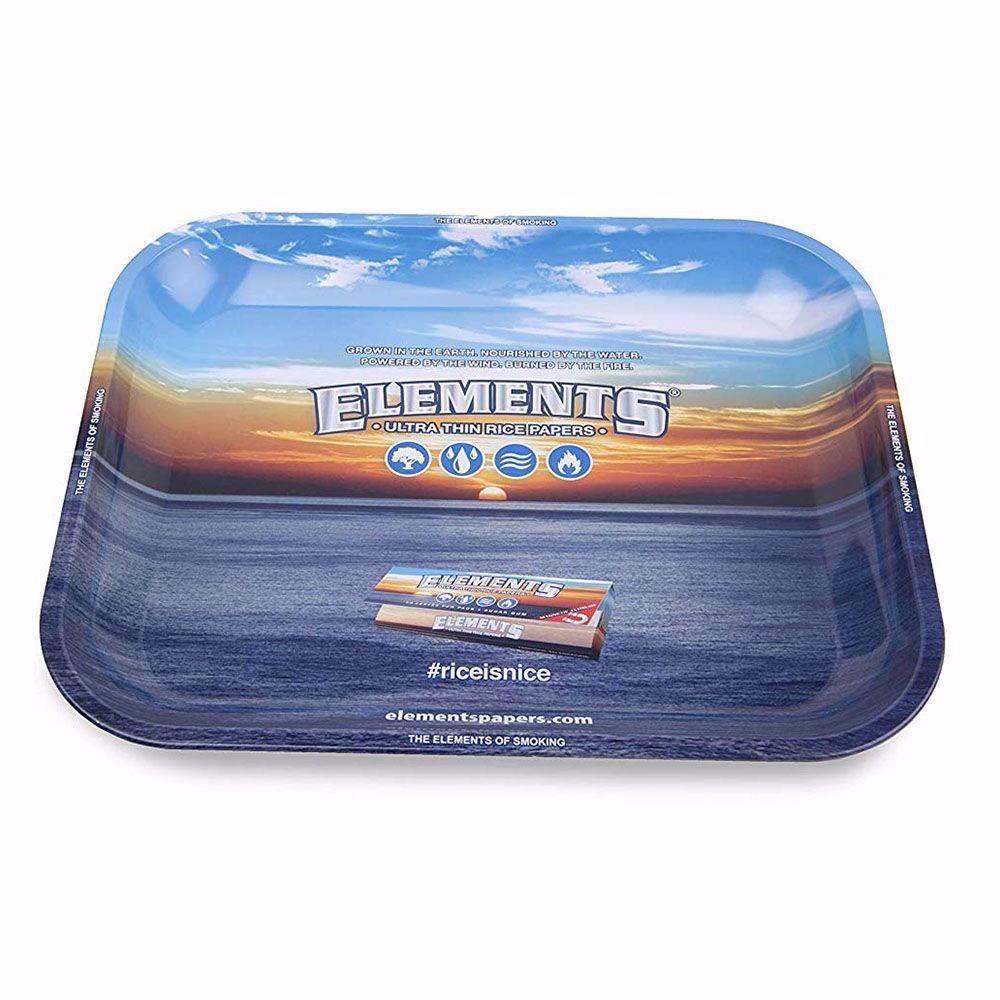 ELEMENTS METAL ROLLING TRAY LARGE | Rolling Ace