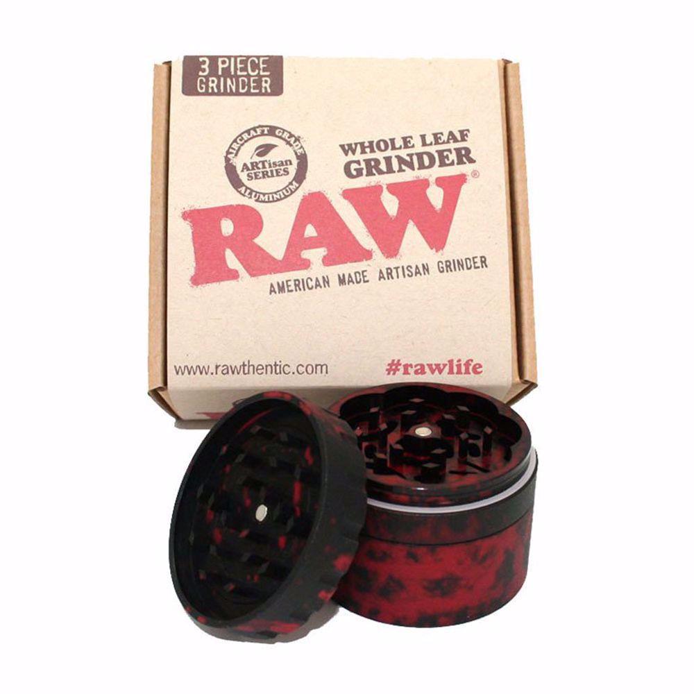 RAW 3 PIECE ALUMINUM GRINDER | Rolling Ace