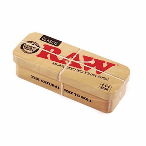 RAW METAL 1 1/4 SIZE TIN CASE | Rolling Ace
