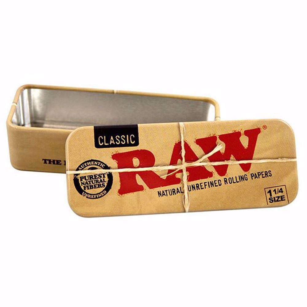 RAW METAL 1 1/4 SIZE TIN CASE | Rolling Ace