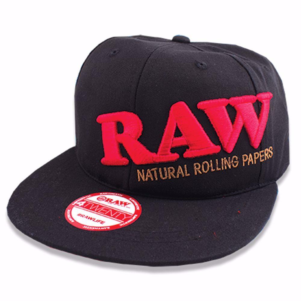 RAW SNAP BACK BLACK HAT | Rolling Ace