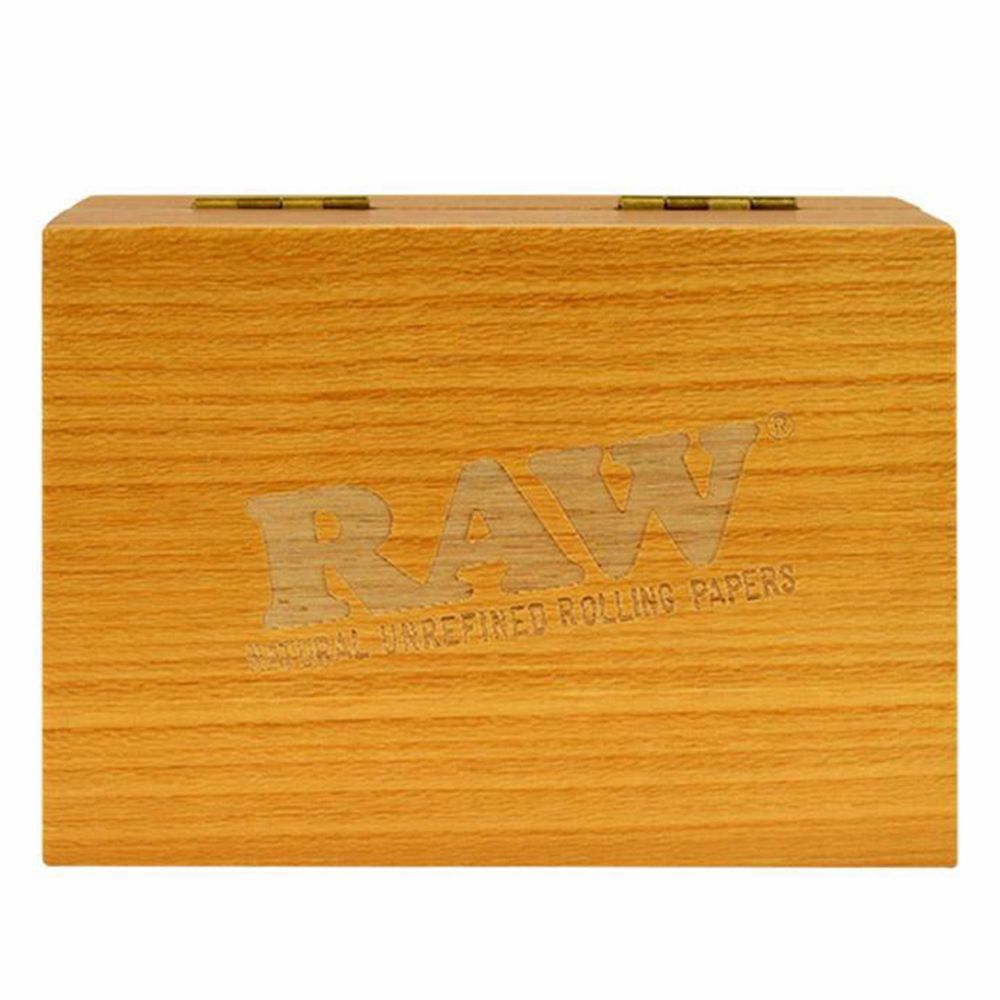 Raw Naturawl Teakwood Smoker's Box | Rolling Ace