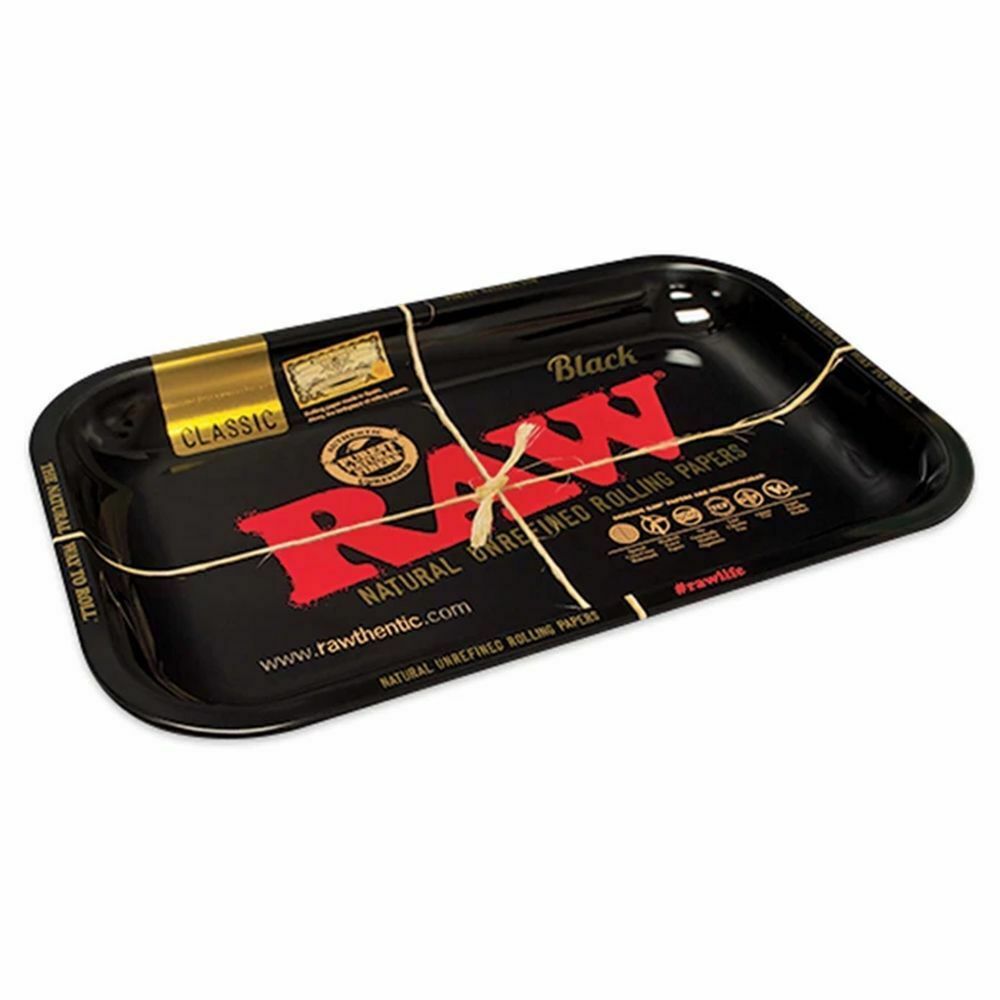 Raw Black Rolling Tray • Small | Rolling Ace
