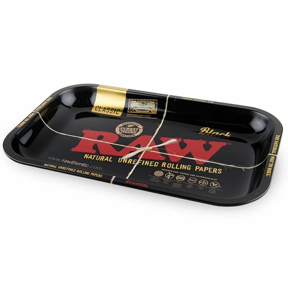 Raw Black Rolling Tray • Small | Rolling Ace