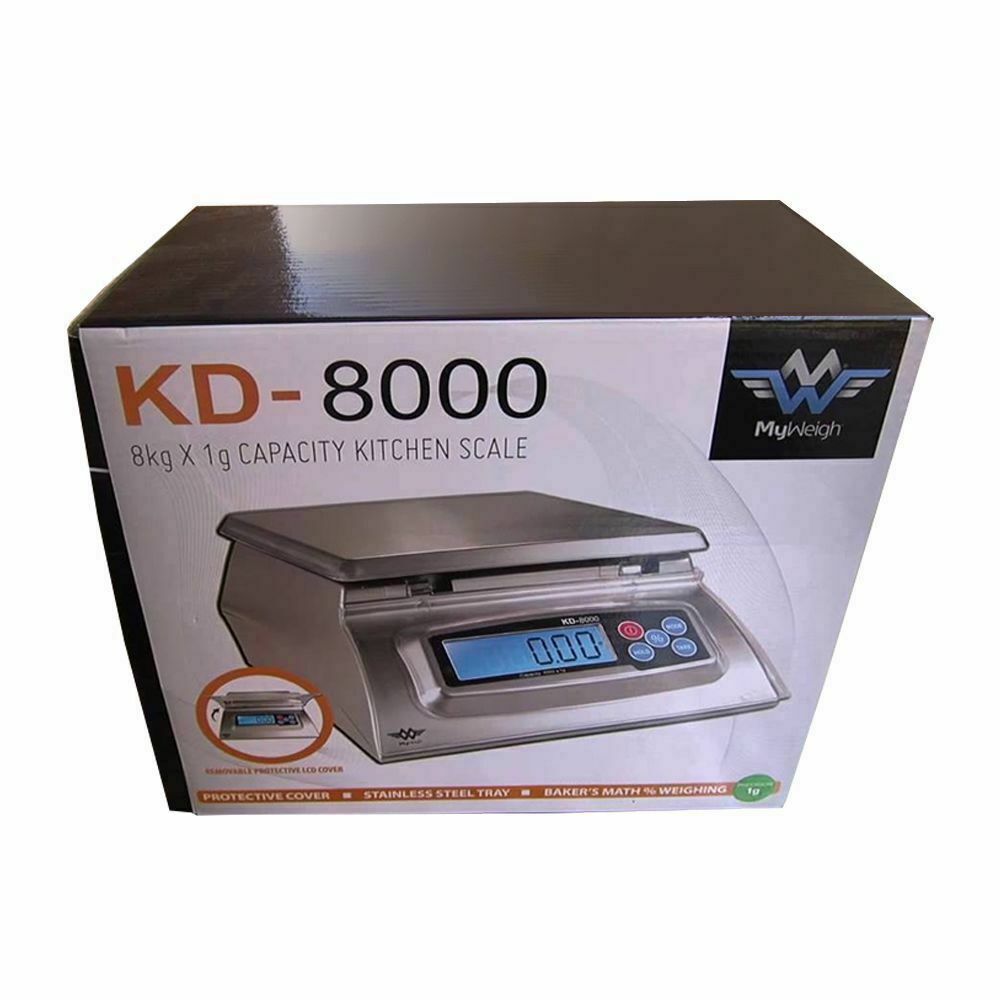 MyWeigh Scale KD 8000 • Silver Bakers Math Scale | Rolling Ace