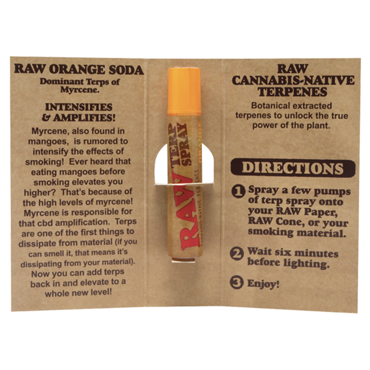 Raw Orange Soda Terp Spray • Cannabis Native Terpenes | Rolling Ace