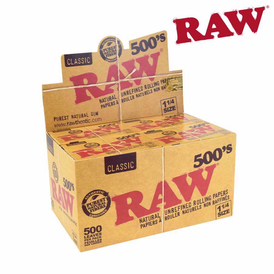 Raw Classic 1 1/4 Size Rolling Papers • 500'S | Rolling Ace
