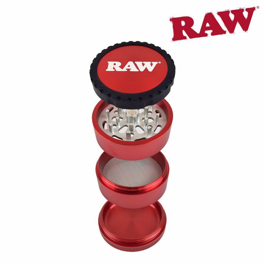 Raw Life Grinder V3 • Red | Rolling Ace